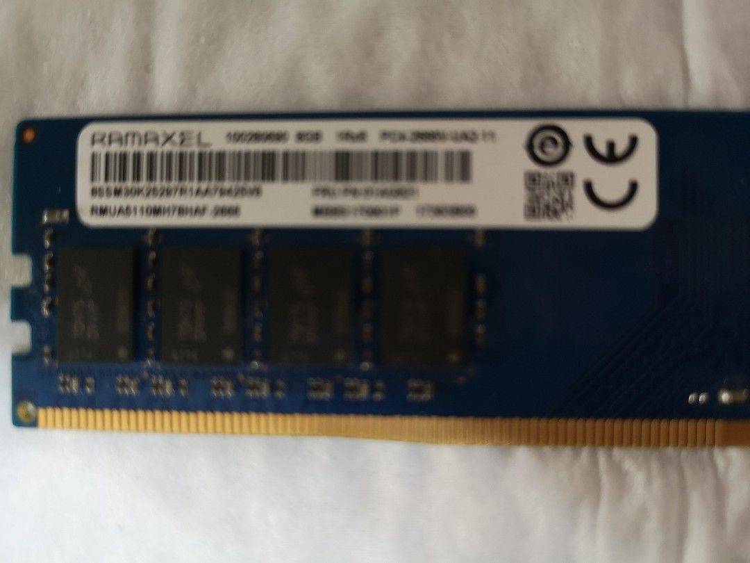Ramaxel 8gb Ddr4 2666mhz Desktop Ram 電腦＆科技 電腦周邊及配件 電腦周邊產品 Carousell