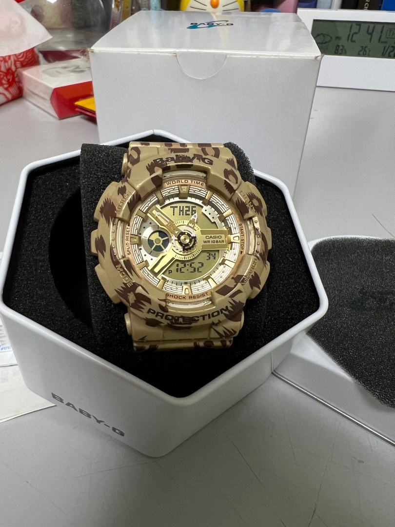 RARE - Baby G Leopard Prints Watch, Women's Fashion, Watches ...