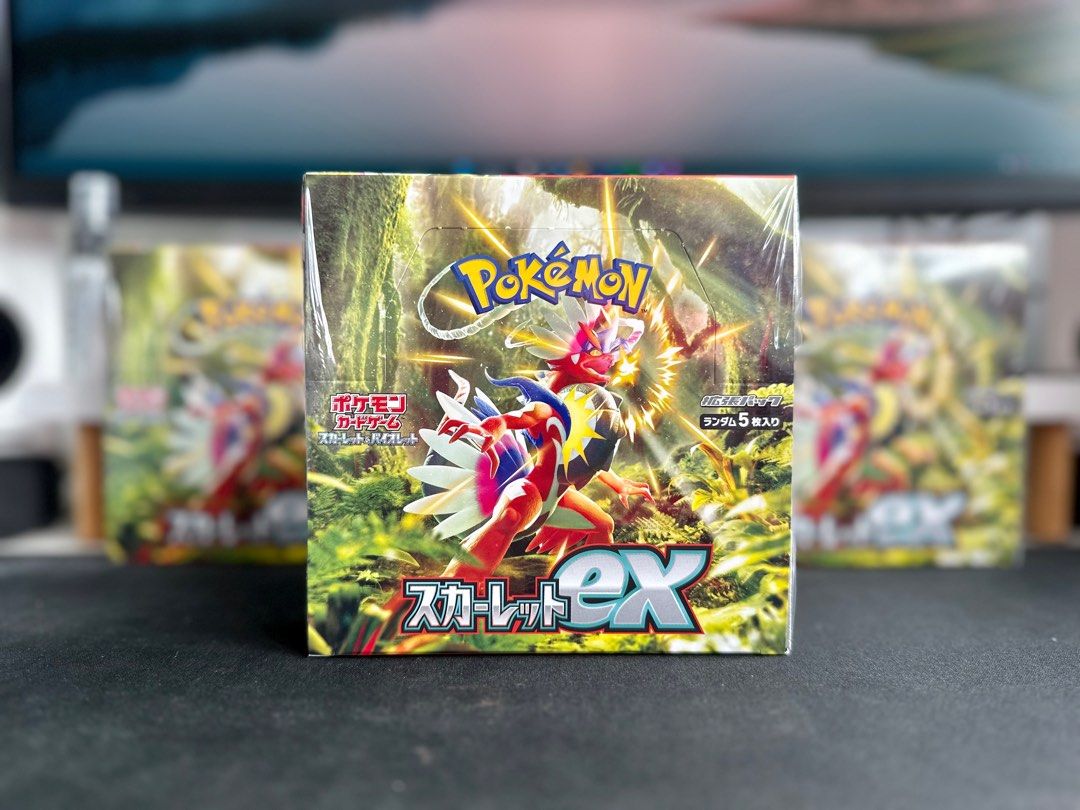 (READY STOCKS) SV1S Scarlet Ex Booster Box Japanese | Pokemon Card Game ...