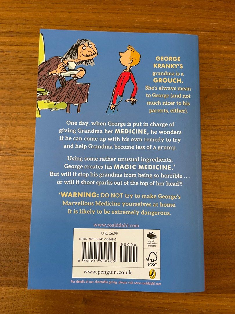 Roald Dahl - George’s Marvellous Medicine, Hobbies & Toys, Books ...