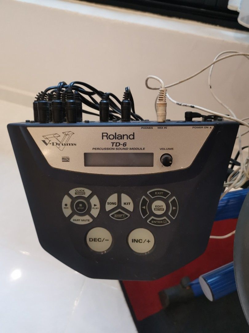 Roland TD-6 Electronic Drum, Hobbies & Toys, Music & Media, Musical ...