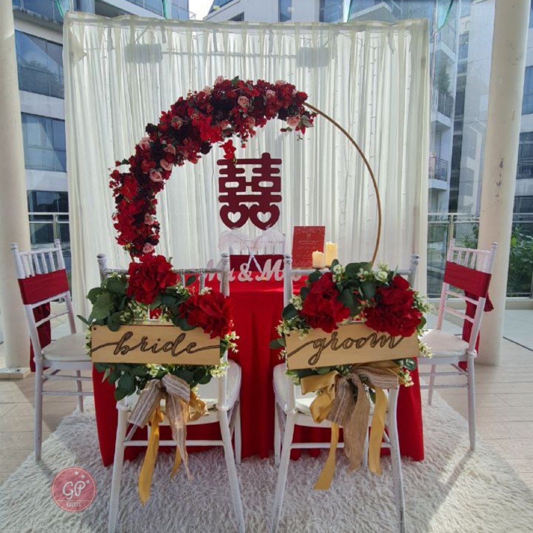 ROM Solemnization Decor Set Up on Carousell