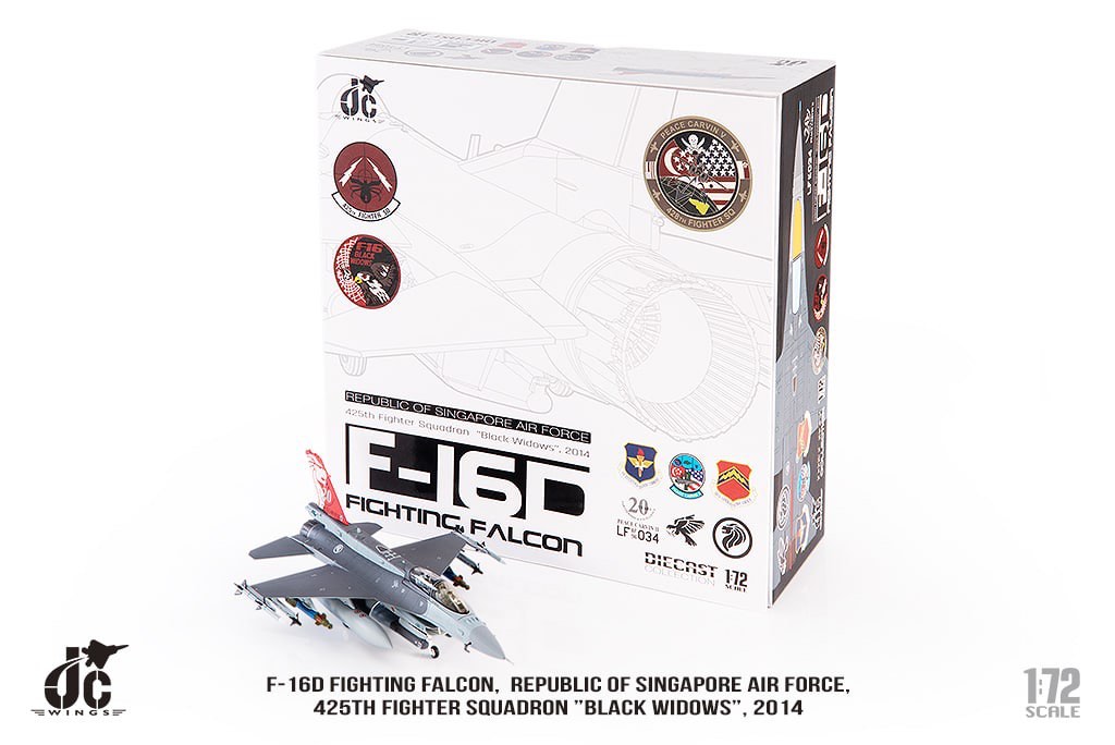 (CLEAR STOCK) RSAF F16 PC2 DIECAST PLANE 1:72 JC WINGS, Hobbies & Toys ...