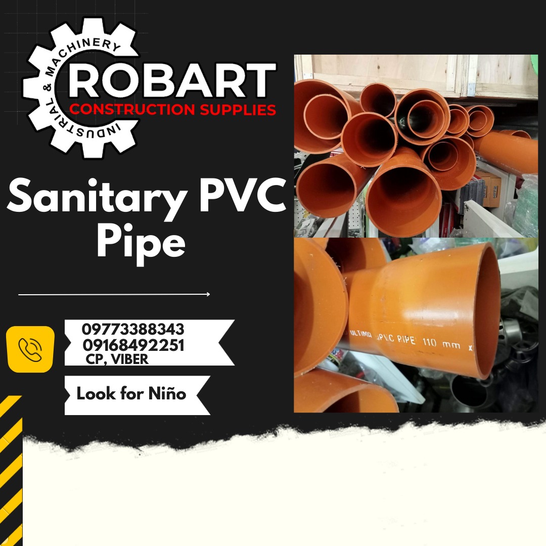 Sanitary PVC Pipe, Commercial & Industrial, Construction Tools ...