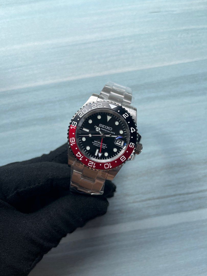 Seiko Coke GMT mod, Luxury, Watches on Carousell
