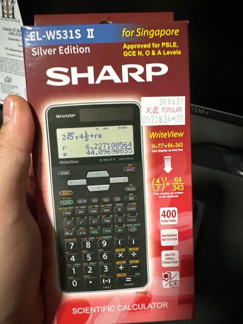 Sharp calculator, Hobbies & Toys, Stationery & Craft, Stationery ...