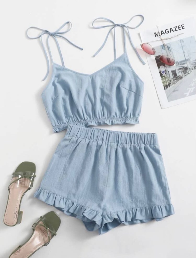 Shein - blue set/ coordinates, Women's Fashion, Dresses & Sets, Sets or ...