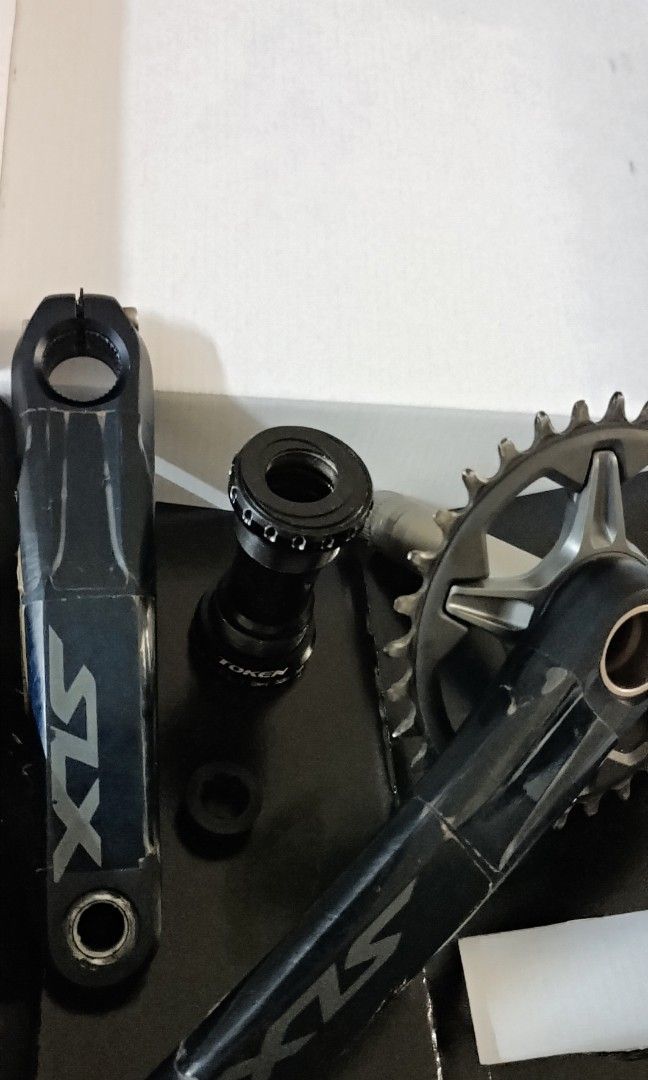 Shimano SLX Crankset with Bottom Bracket, Everything Else on Carousell