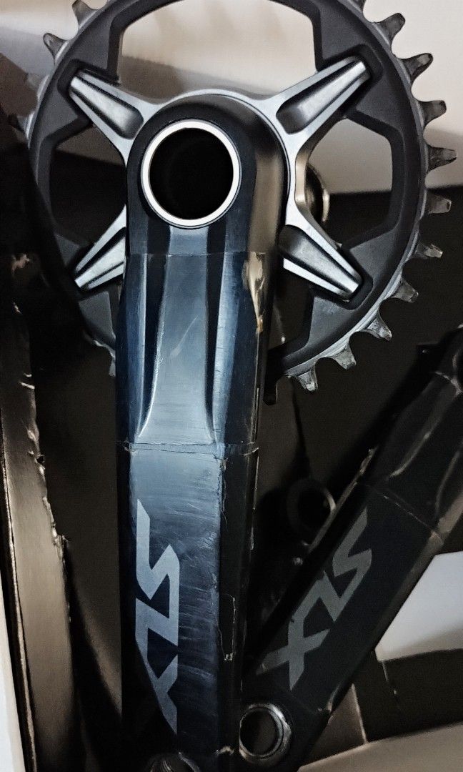 Shimano SLX Crankset with Bottom Bracket, Everything Else on Carousell