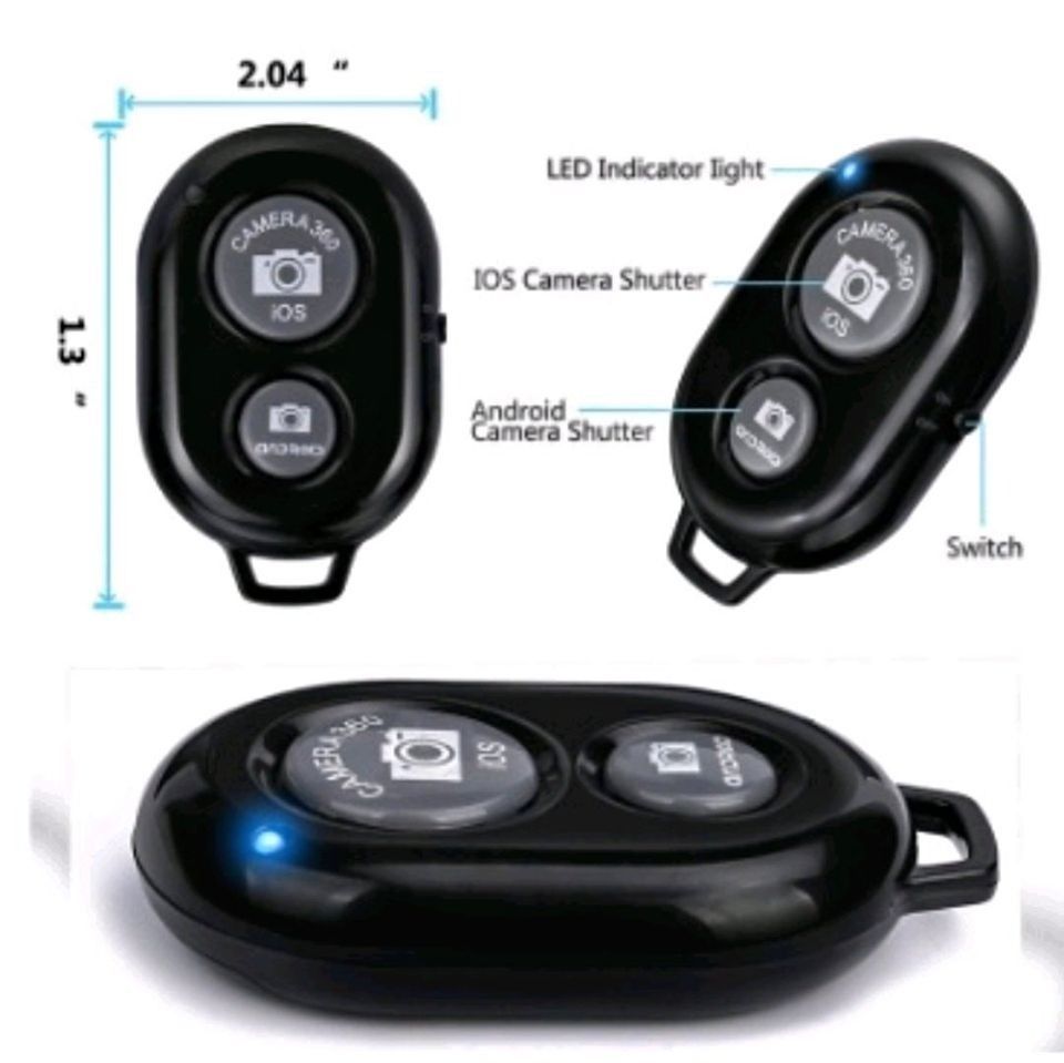 Shutter Release button controller adapter photograph control Bluetooth remote button For selfie ...