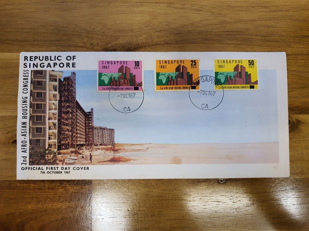 Singapore 1967 Housing Stamps, Hobbies & Toys, Memorabilia ...