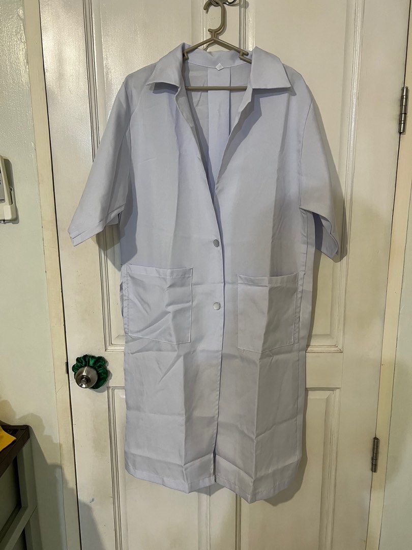 Smock gown / lab gown, Women's Fashion, Coats, Jackets and Outerwear on ...