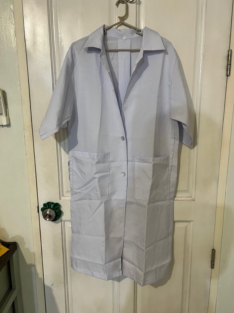 Smock gown / lab gown, Women's Fashion, Coats, Jackets and Outerwear on ...