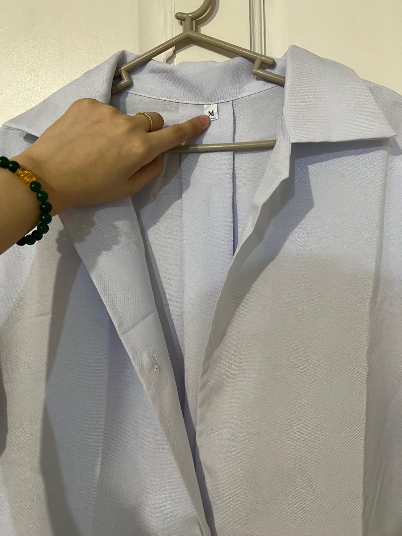 Smock gown / lab gown, Women's Fashion, Coats, Jackets and Outerwear on ...