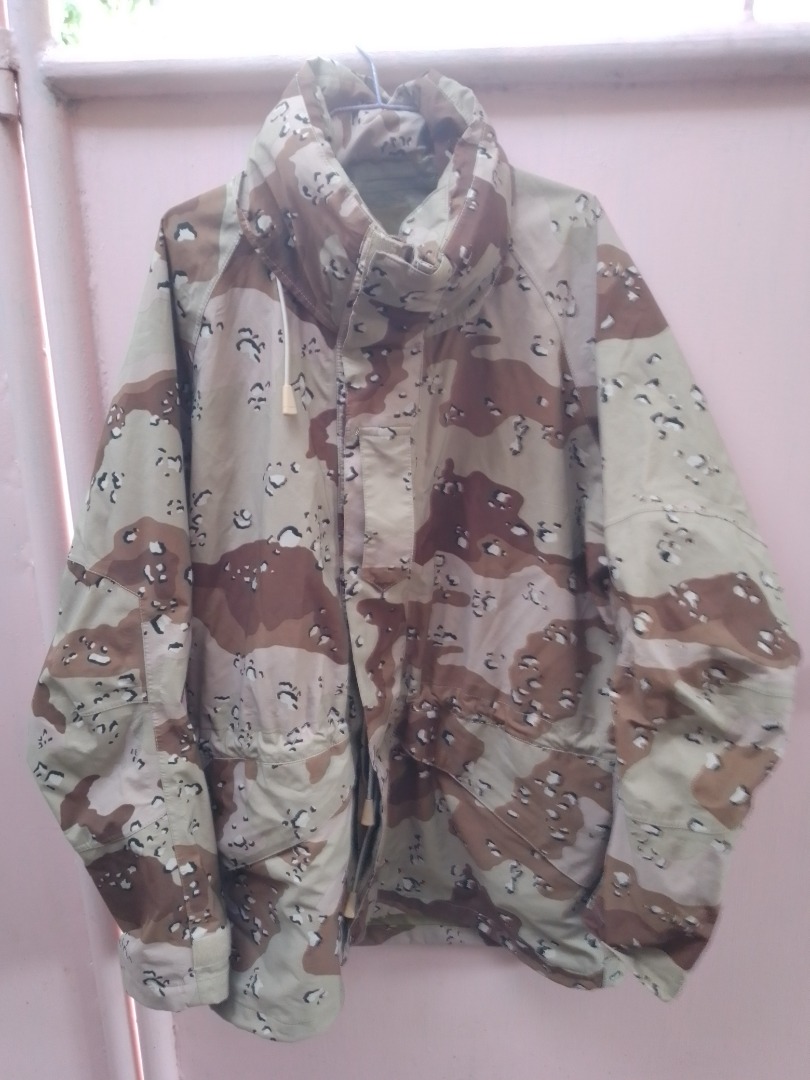 Spanish Army Desert Storm Chocolate Chip Camo Jacket with Hood, Men's ...