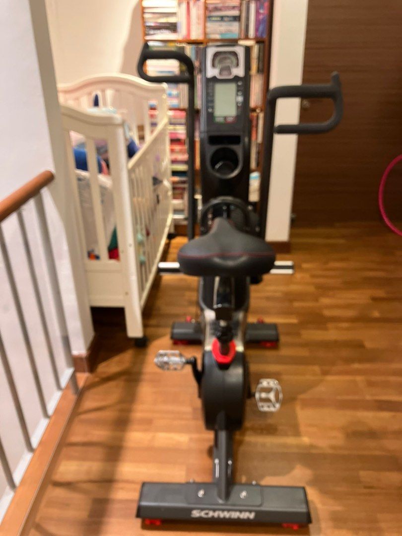 Step machine and Fan bike fitness machine, Sports Equipment, Exercise ...