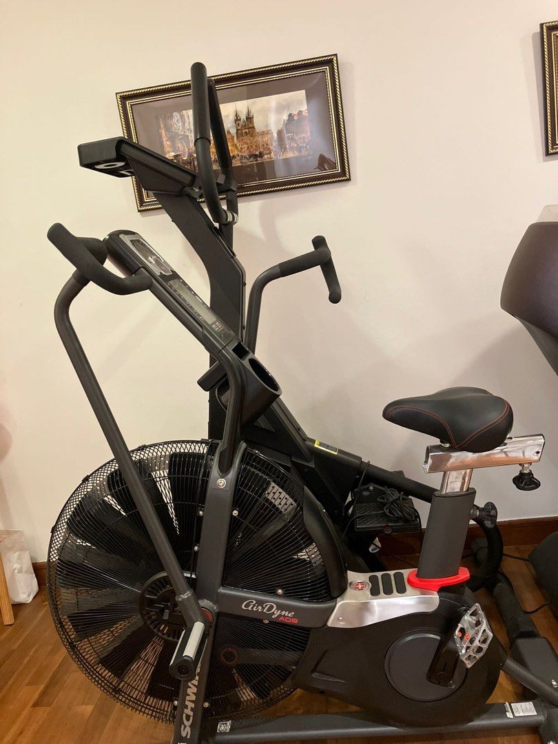 Step machine and Fan bike fitness machine, Sports Equipment, Exercise ...