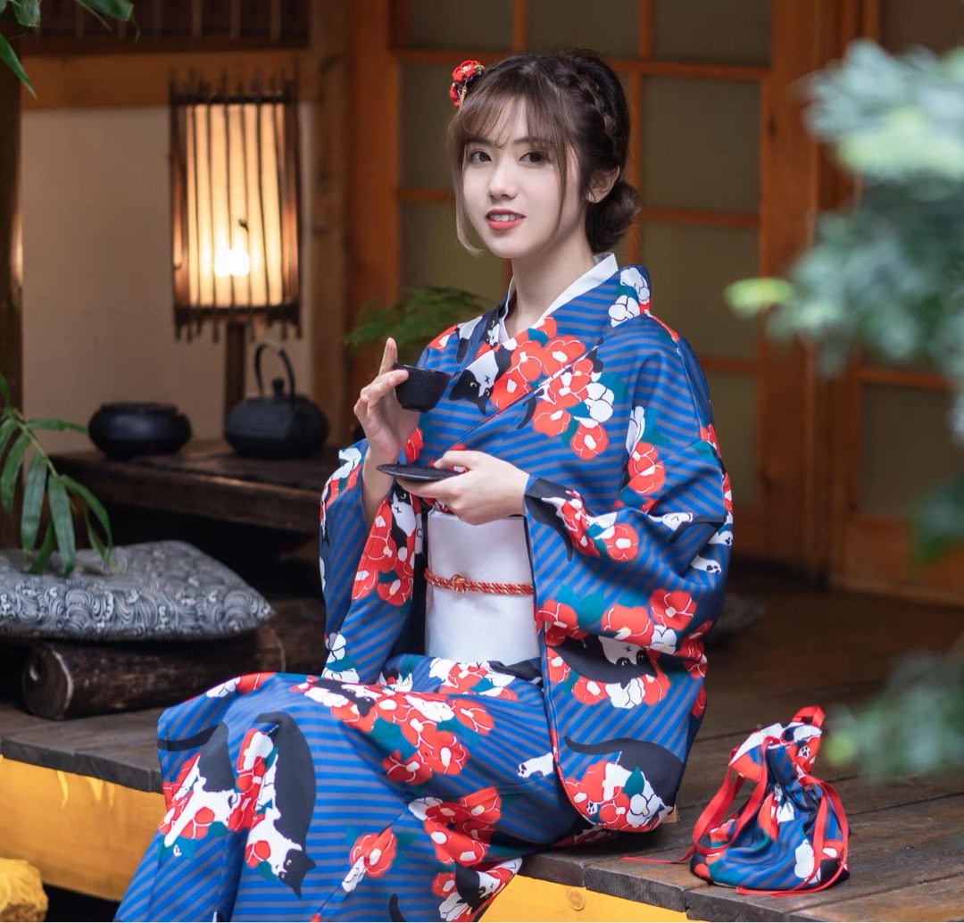 Summer Bon Odori Yukata, Women's Fashion, Dresses & Sets, Traditional ...