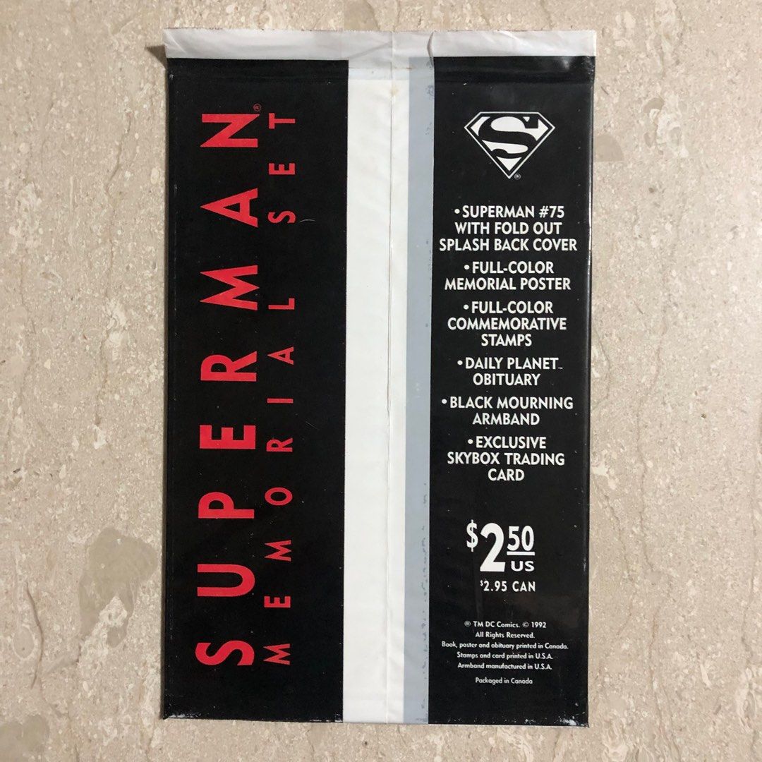 Superman 1992 Memorial Set Comic, Hobbies & Toys, Books & Magazines ...