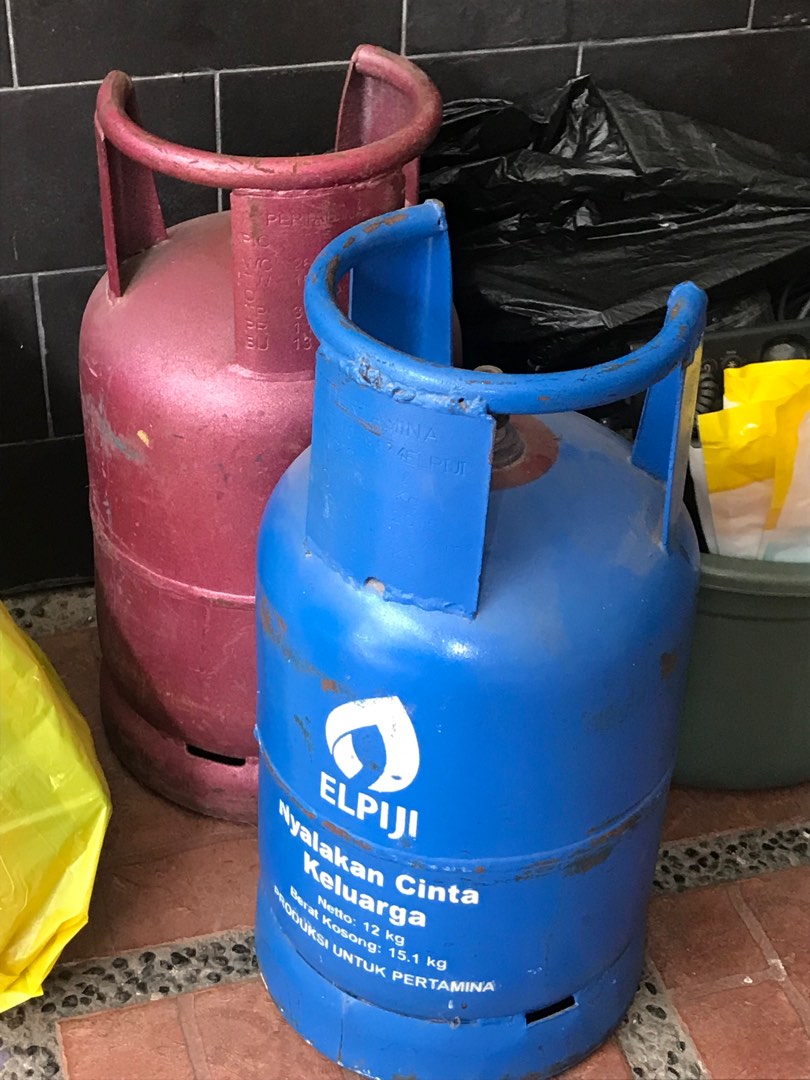 Tabung Gas 12kg elpiji tabung gas bright gas, Perabotan Rumah di Carousell