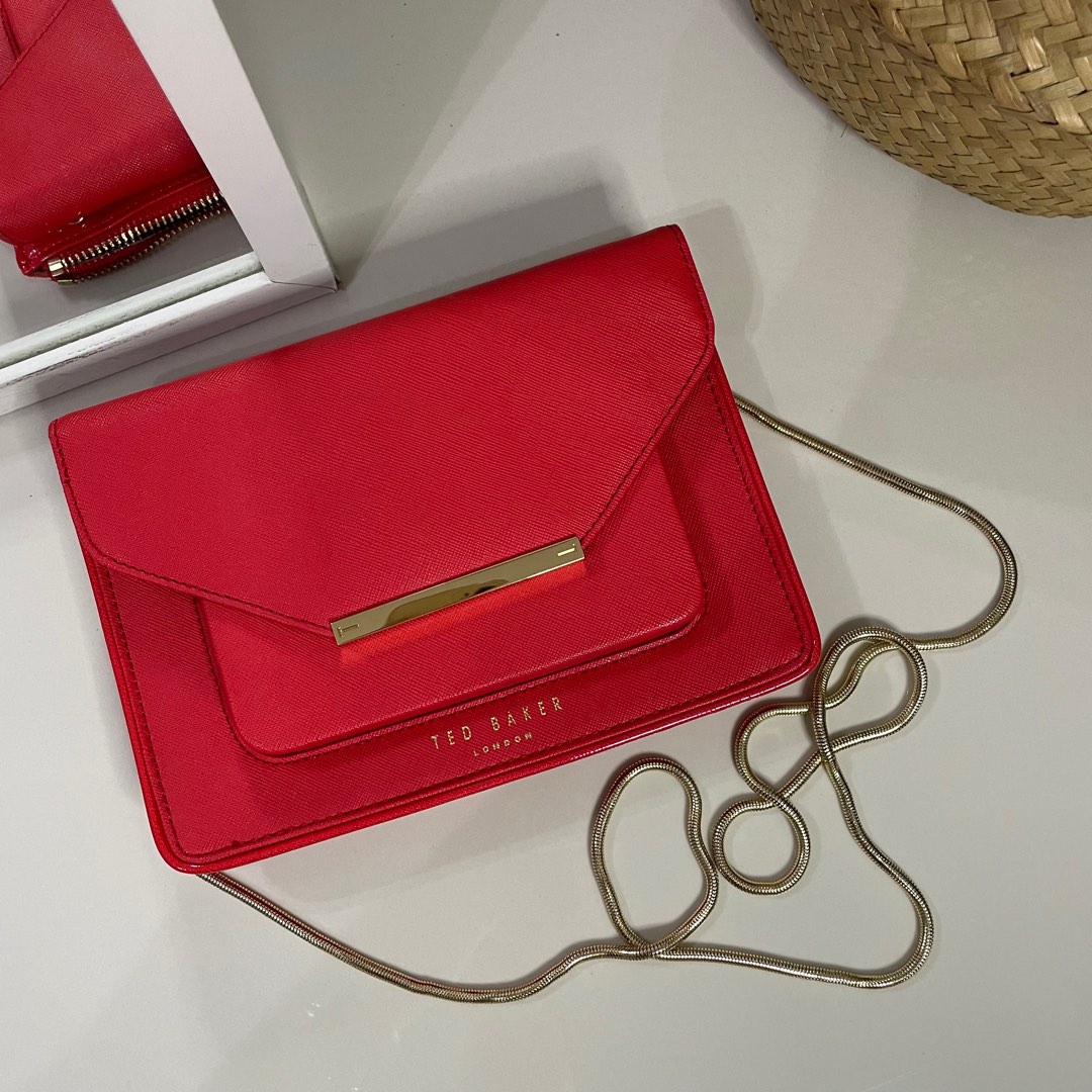 TED BAKER RED BAG, Women's Fashion, Bags & Wallets, Cross-body Bags on ...