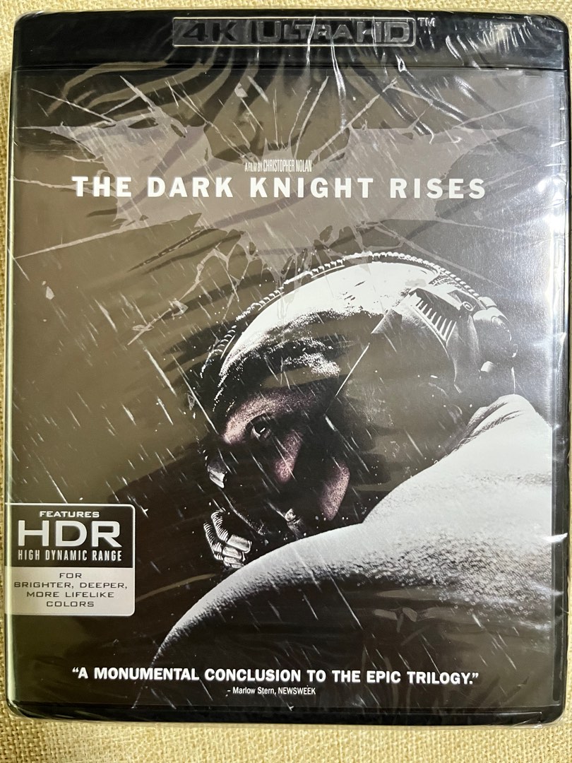 The dark knight rises 4k / blu ray, Hobbies & Toys, Music & Media, CDs ...