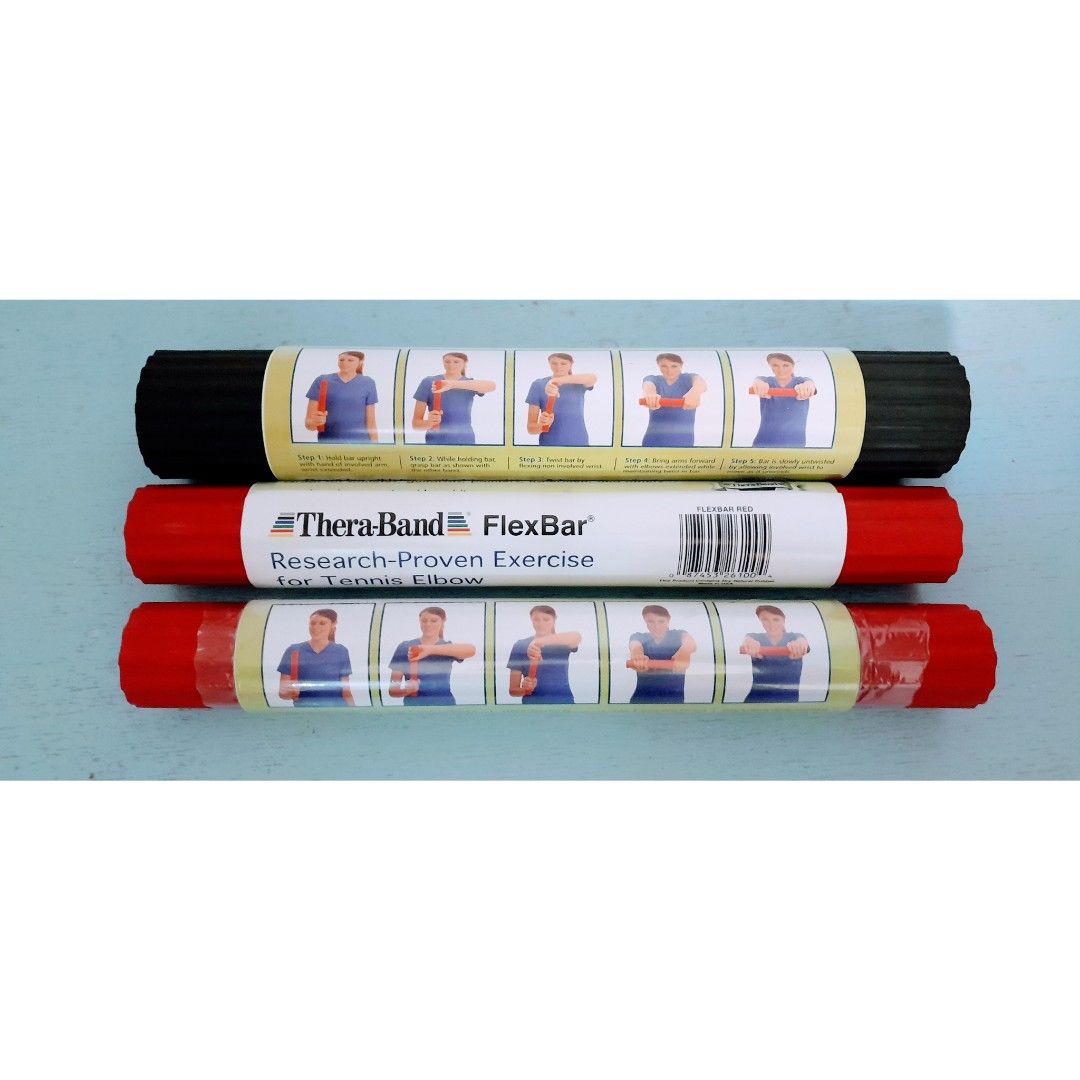 Thera-Band Flexbar-Research-Proven Exercise for Tennis Elbow 網球踭復康阻力練力棒 ...