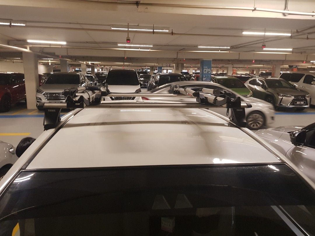 Thule rooft rack bicycle rack carrier myvi, Auto Accessories on Carousell