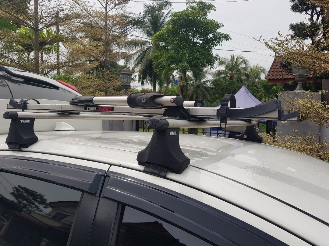 Thule rooft rack bicycle rack carrier myvi, Auto Accessories on Carousell
