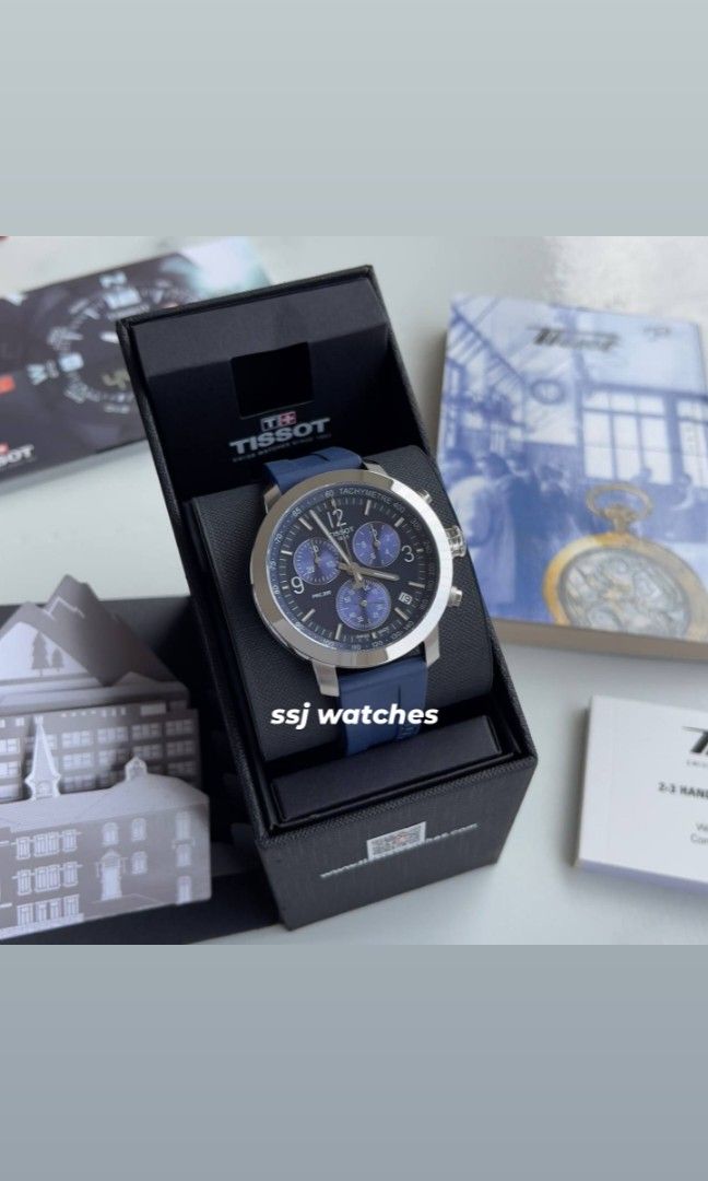 Tissot T-Sport Tachymeter PRC 200 Chronograph Quartz T114.417.17.047.00, Men's Fashion, Watches ...