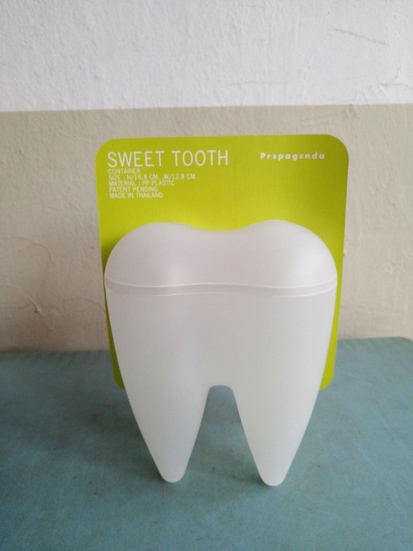 Tooth shape Container Propaganda Thailand, Furniture & Home Living ...