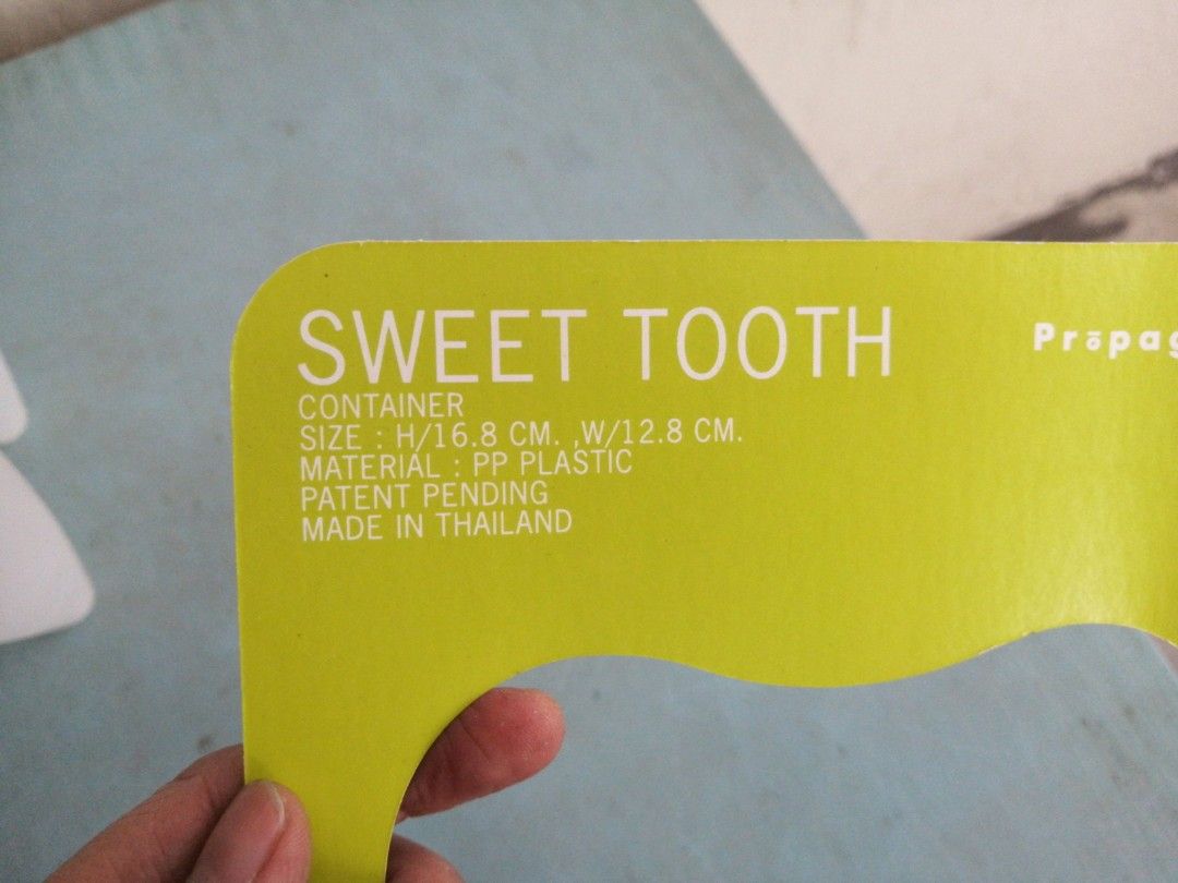 Tooth shape Container Propaganda Thailand, Furniture & Home Living ...