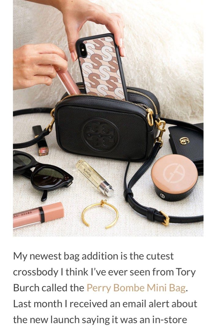 TORY BURCH Perry Bombe Puffy bag wth receipt, Women's Fashion, Bags ...