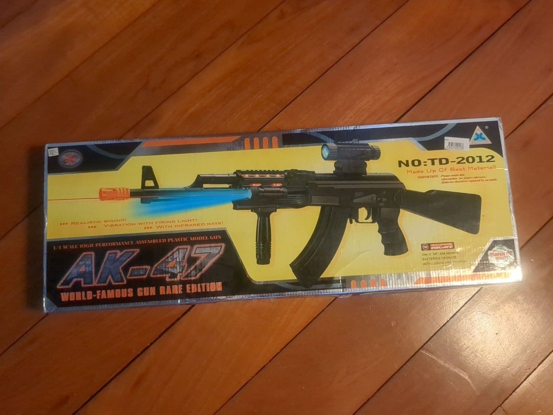 Toy AK-47, Hobbies & Toys, Toys & Games on Carousell