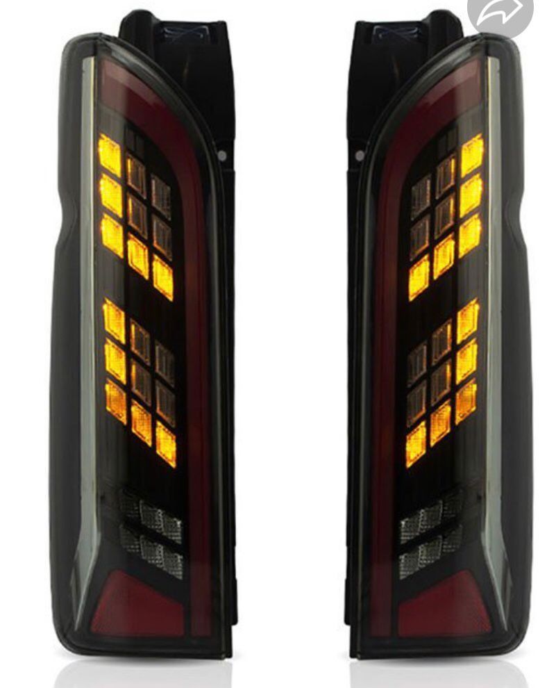 Toyota HIACE 2005-2018 LED Running Rearlights Lamp. Brake, Signal ...