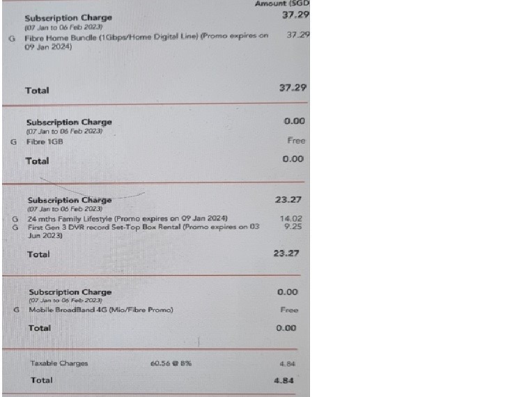 Transfer Singtel Fiber broadband 1GBPS & Singtel TV contract (Est 10 ...