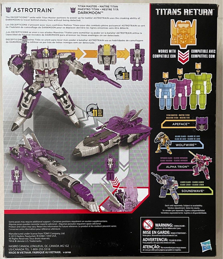 Transformers Astrotrain Titans Return Voyager, Hobbies & Toys, Toys ...