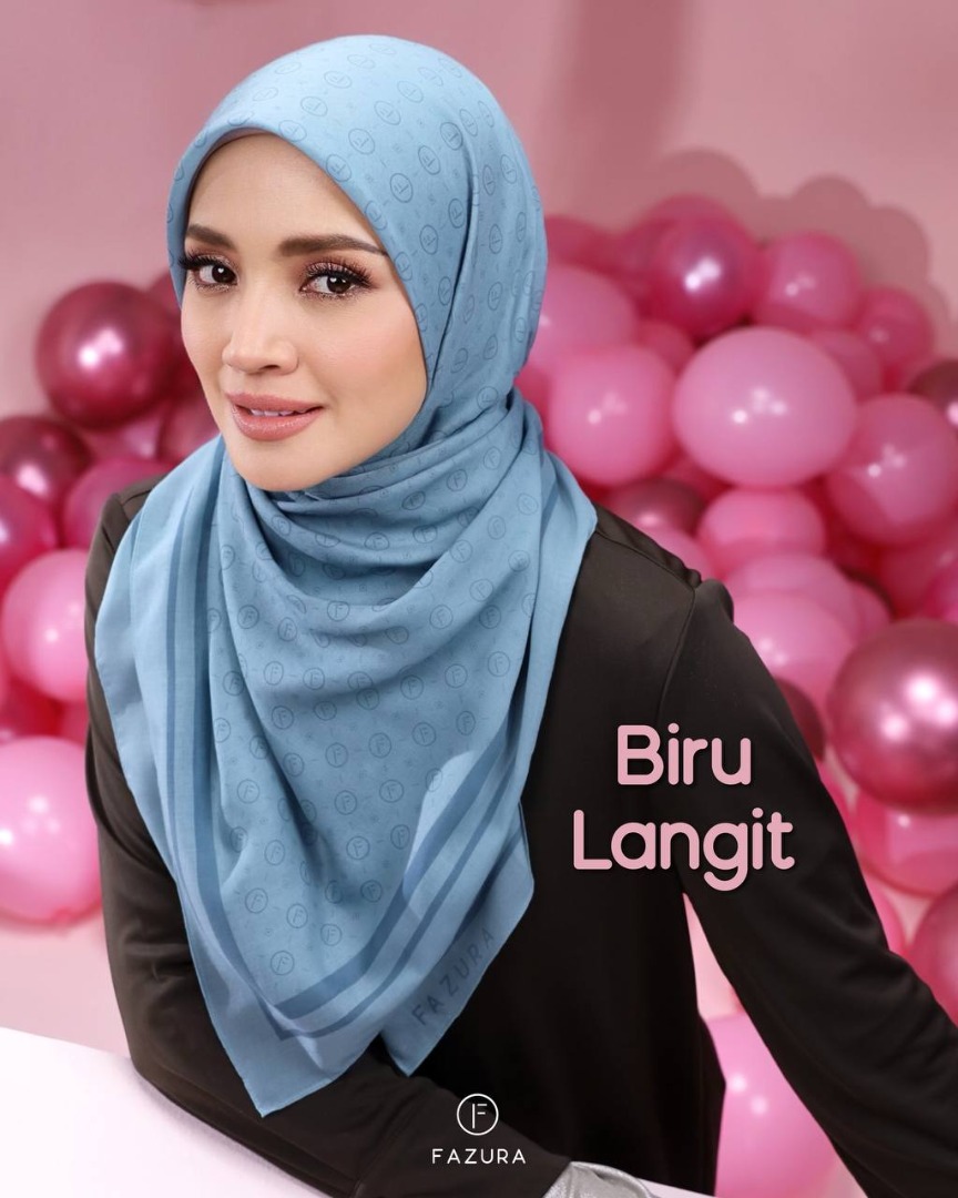 Tudung Fazura "CHERITERA PINK LABEL" Exclusive Collection 2, Women's Fashion, Muslimah Fashion ...