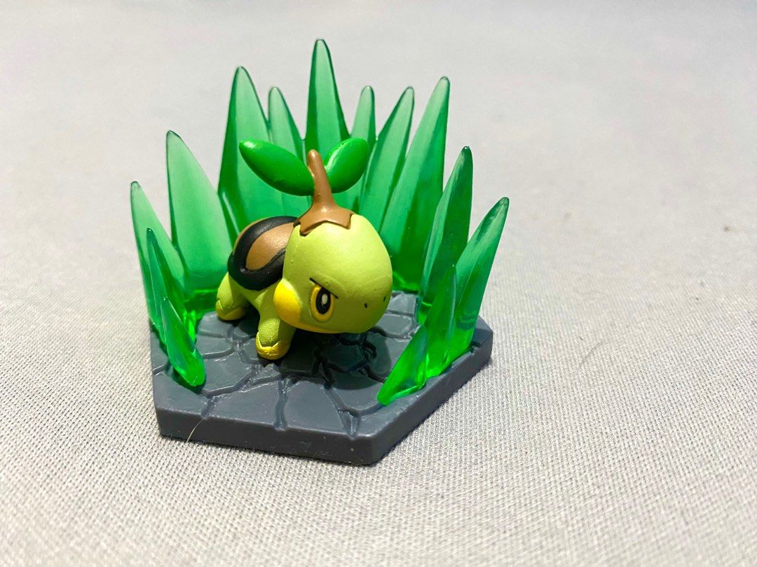 Turtwig Pokemon Diorama Grass & Fire Line, Hobbies & Toys, Toys & Games ...