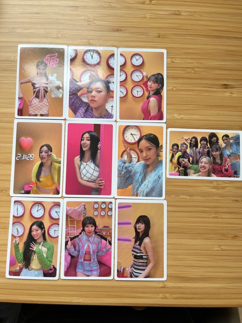 wts twice pob trading cards nayeon jeongyeon momo sana jihyo mina ...