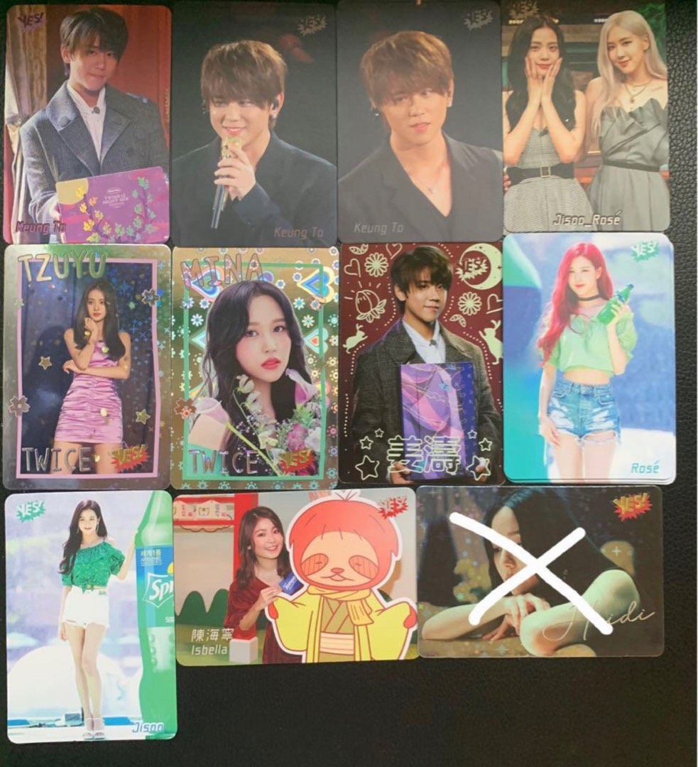 Twice Yes Card 姜濤 Blackpink yes card, 興趣及遊戲, 收藏品及紀念品, 韓流 - Carousell