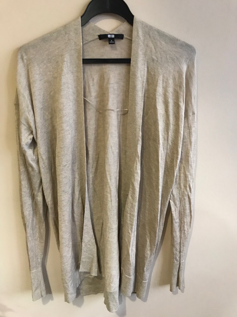 Uniqlo knitted jacket, Women's Fashion, Coats, Jackets and Outerwear on ...