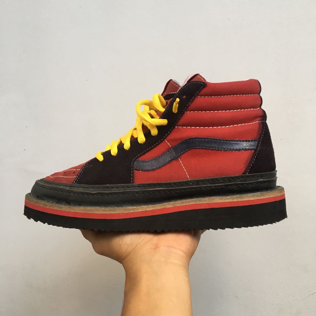 Vans OS SK8 hi BOOTS STYLE VIBRAM SOLE, Men's Fashion, Footwear ...