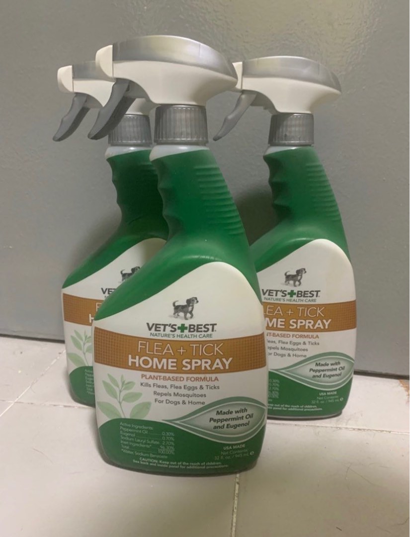 Vet’s Best Tick & Flea Spray, Pet Supplies, Health & Grooming on Carousell
