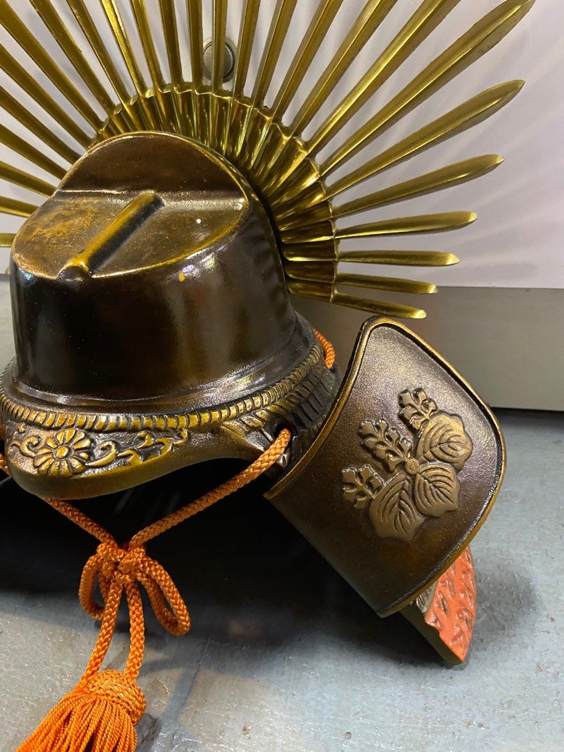 Vintage iron Japanese samurai helmet Toyotomi Hideyoshi * ICS00013 ...