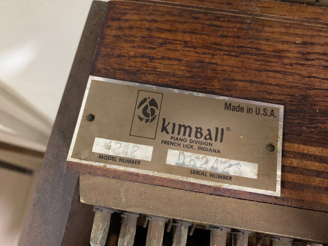 Vintage Kimball Piano artist console, Hobbies & Toys, Music & Media ...