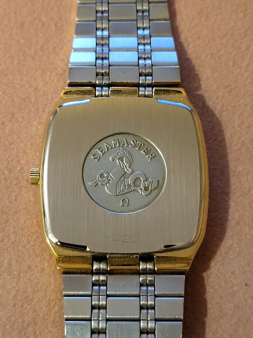 vintage omega seamaster monte carlo quartz with papers 1983, 名牌, 手錶 ...