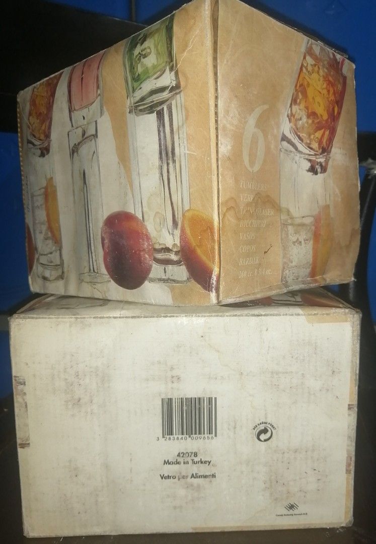 Vintage PASABAHCE Glassware, Furniture & Home Living, Kitchenware ...