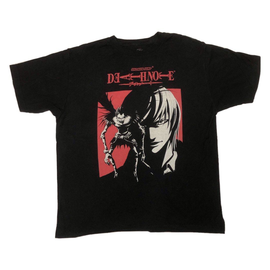 Vintage Retro Anime T-shirt Death Note, Men's Fashion, Tops & Sets ...