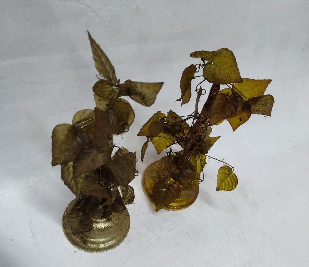 2 Vintage Twisted Wire Dream Tree Metal Art, Hobbies & Toys ...